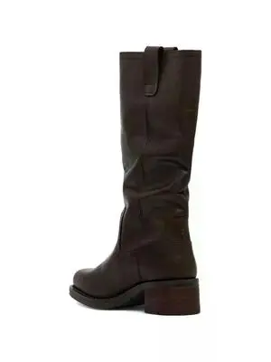 Fly London Block Heel Boots - Brown