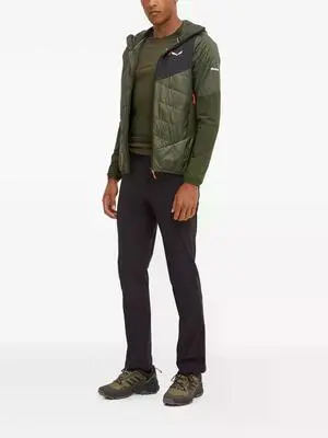 SALEWA Performance Trousers With Logo Print And Zip Fastening