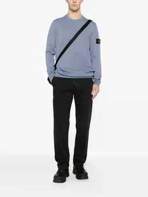 Stone Island Old" Treatment Organic Cotton Stretch Twill Cargo Trousers