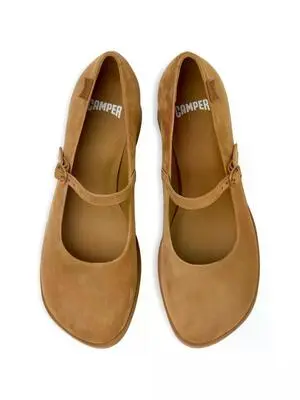 Camper Kora Buckle Pumps With Floral Motif Sole