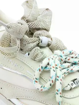 Pinko Rope-lace Sneakers With Metallic Detailing