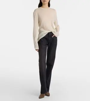 THE ROW Carla Suede Ankle Boots - Grey