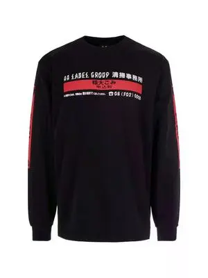 44 LABEL GROUP Graphic Print Crewneck Knitwear