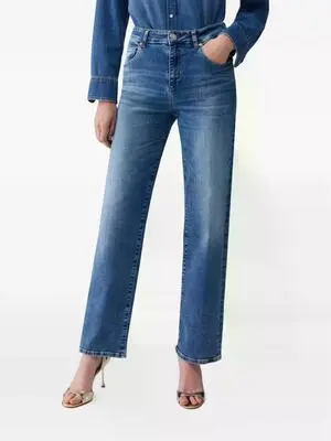 Liu Jo Stone-washed Five-pocket Jeans