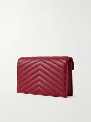 Saint Laurent Cassandre Mini Matelassé Leather Shoulder Bag