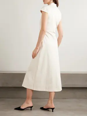 DESTREE Amaoko Denim Midi Dress - Neutrals