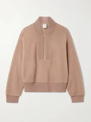 Varley Mumford Recycled-fleece Half-zip Sweatshirt