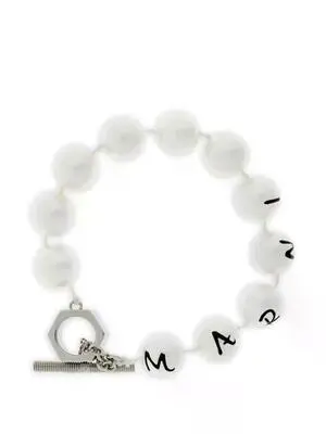 Marni Beaded Toggle Bracelet - Silver