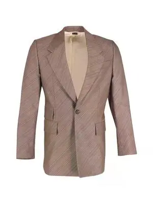 VIVIENNE WESTWOOD Striped Suit Jacket - Brown