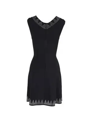 Alaïa Embellished Sleeveless Mini Dress - Black