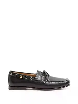 Valentino Garavani Vlogo Palm Avenue Loafers - Black