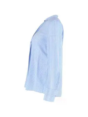 Valentino Garavani Striped Tie-neck Shirt