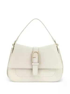 Furla Leather Flow Shoulder Bag - Neutrals