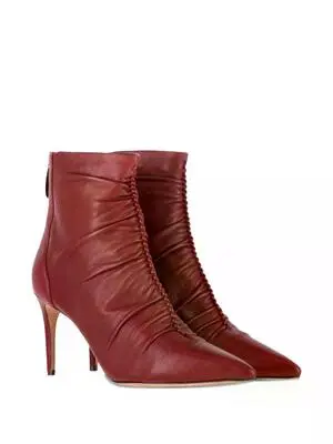 ALEXANDRE BIRMAN Susanna Pointed Ruched Ankle Boots