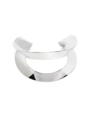 Patrizia Pepe Tone Open Cuff Bracelet - Silver