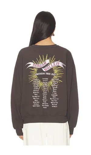 Daydreamer Classic Eagle Oversized Crew Sweatshirt