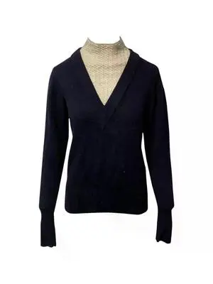 Sandro Long Sleeve Sweater - Blue