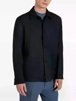 Incotex Button-up Jacket - Blue