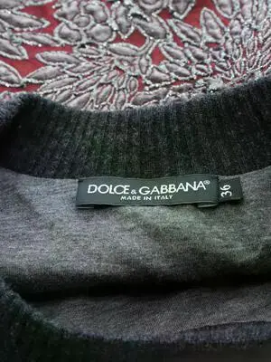 Dolce & Gabbana Brocade Floral Sweatshirt
