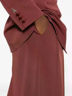 Patrizia Pepe Pleated Wide Leg Palazzo Pants