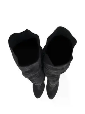 AQUAZZURA Giselle Lace-up Over-the-knee Boots