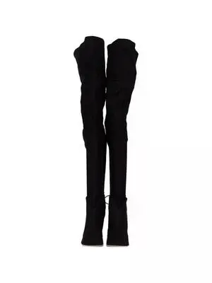 AQUAZZURA Giselle Lace-up Over-the-knee Boots