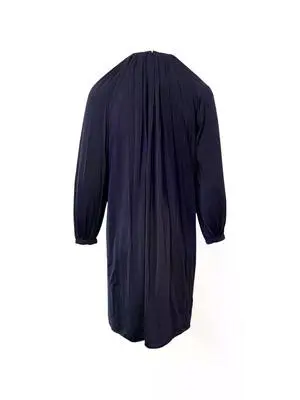 Calvin Klein Gathered Long Sleeve Shift Dress