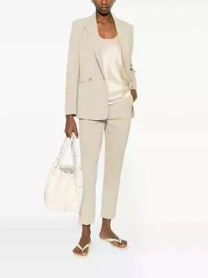 Patrizia Pepe Button Cigarette Trousers