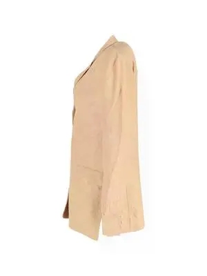 JOSEPH Jace Crinkled Single-breasted Blazer