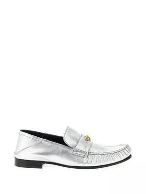 Versace Gold Tone Flats For Women