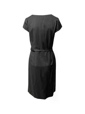JOSEPH Pinstripe Cowl Neck Dress