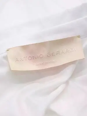 Antonio Berardi Ruffled Ruched Cotton Shirt