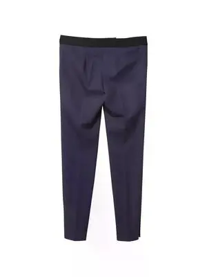 Balenciaga And Black Waistband Concealed Fastening Zip Fastening Trousers