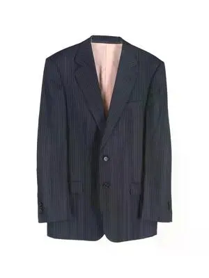 Ermenegildo Zegna Striped-pattern Single-breasted Suit - Blue