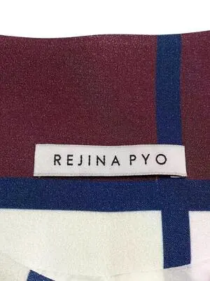 REJINA PYO Geometric Print Coat