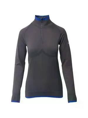 Adidas By Stella McCartney Mock Neck Half Zip Top - Grey