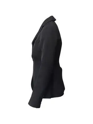 Burberry Fitted Wool Blazer