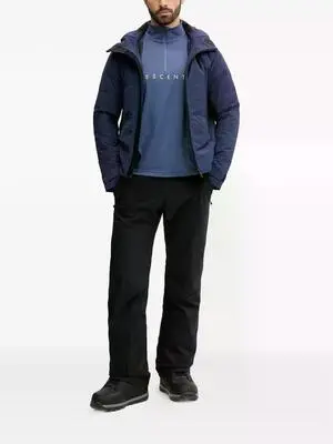 DESCENTE Zip Top With Logo Motif