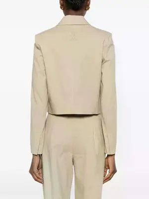 Patrizia Pepe Buttoned Cropped Blazer