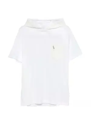 Eleventy Hooded T-shirt With Pocket