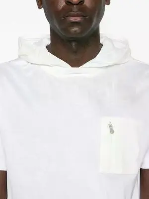 Eleventy Hooded T-shirt With Pocket