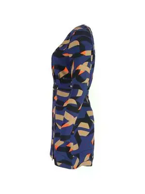 MSGM Graphic-pattern Mini Dress