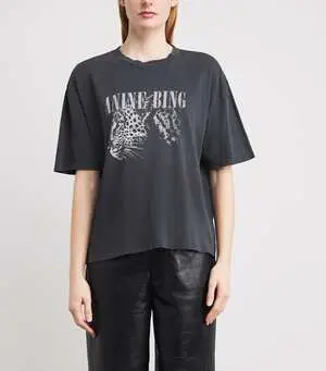 ANINE BING Leopard Print Cohen T-shirt