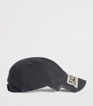 Balenciaga Cotton Masking Tape Logo Cap