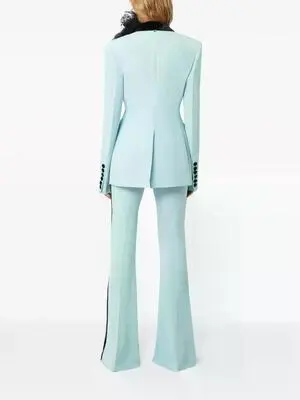 Nina Ricci Flared Trousers With Velvet Trim