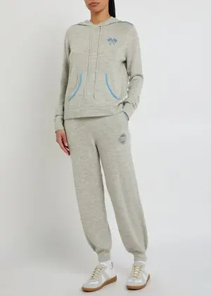 AN-Y1 Fine-knit Cashmere 'gulf' Sweatpants