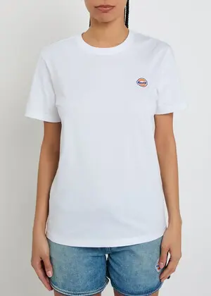 AN-Y1 Embroidered Logo Cotton T-shirt