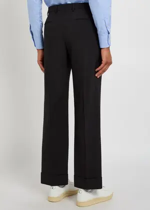 Valentino Garavani Straight-leg Wool Trousers