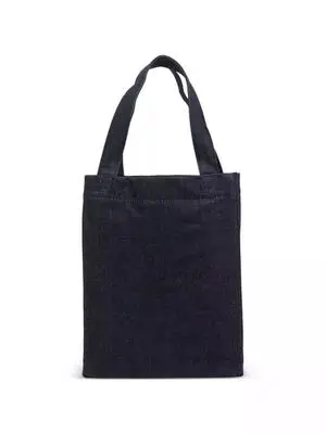 A.p.c. Small Ninon Tote Bag With Logo - Blue