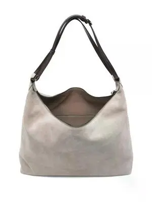 Brunello Cucinelli Suede Shoulder Bag - Grey